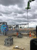 China Bailey Bridge 76m Heavy Load Capacity BS5400 Galvanized Steel with 1-1.5m Footway Options for sale