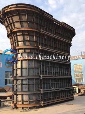 China Steel Formwork Shuttering Panels for Walls, Columns & Bridge Piers - 60 kN/m² Pressure Rating, 100+ Reuse Cycles for sale