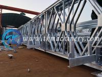 China Bailey Waterpipe Bridge Extra Wide Heavy Load Modular System 27m to 61m Span with 500mm Pipe Size for sale