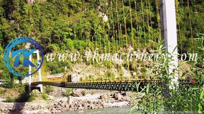 China Compact 200 Extra Wide 4.2m Heavy Load Bailey Bridge - Steel Suspension Bridge for Large Span Applications for sale