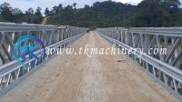 China Bailey Steel Bridge Multi-span Modular System 4.2m Width 60m Span Galvanized S460J0 Heavy Load for sale