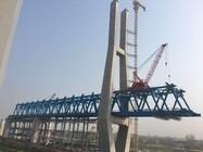 China 70+ Meter Long Span Steel Truss Bridge - Warren Through Design with 7m Roadway & Hot Dip Galvanizing for sale