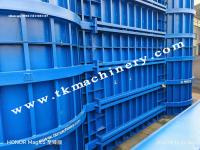 China Steel Formwork for Bridge Pier and Abutment Construction - 3-5mm Thickness, 60 kN/m² Load Capacity for sale