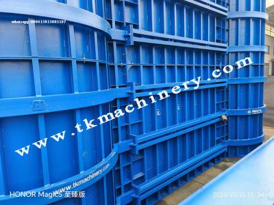 China Steel Formwork for Bridge Pier and Abutment Construction - 3-5mm Thickness, 60 kN/m² Load Capacity for sale