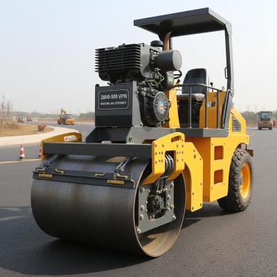China 30kw Motor Power Road Construction Machinery 800mm Drum Diameter 2800-5500vpn Vibrating Frequency for sale