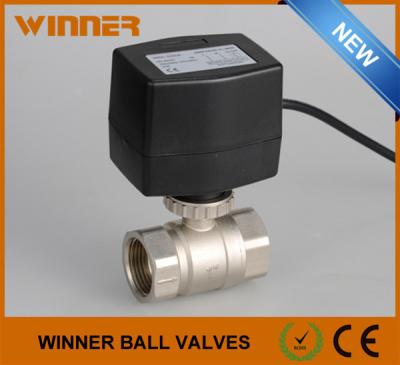 China 4N.M Electrically Operated Valve 2 Way Support NPT / BSP Thread Standard for sale