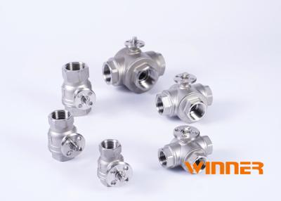 China CF8 SS304 Electric Operated Ball Valve , 24vdc Ball Valve 600WOG Medium Pressure for sale