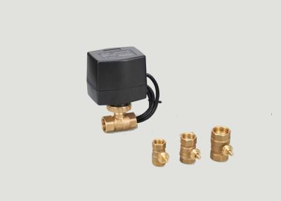 China Medium Temperature Motorized Ball Valve 24Volt 3/4