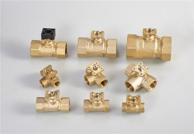 China Flow Control Electrically Operated Water Valve 2 Way / 3 Way Easy To Install for sale