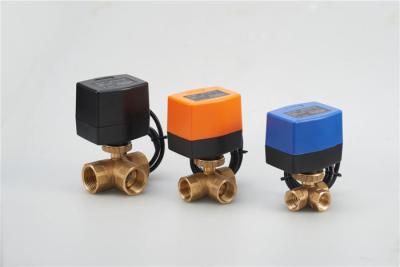 China HVAC System Electric Actuated Ball Valve , Temperature Control 1