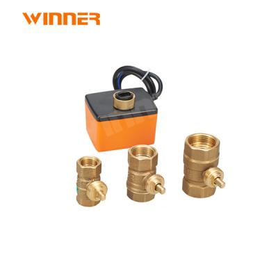 China 2 Way 1/2'' Water Flow Control Ball Valve For Fan Coil Unit / HVAC Parts for sale