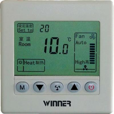 China 24V 220V Universal Digital Room Thermostat 86mm*86mm*15mm For HVAC System for sale