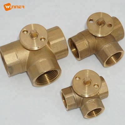 China electric 24VAC/DC 0-10V proportioal fast motorized ball valve modulating valve for sale