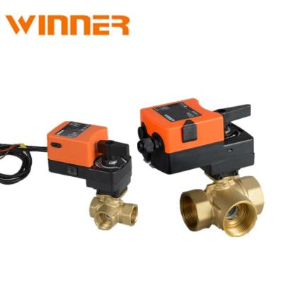 China Hisense supplier 3 proportional valve control ball valve for HVAC for sale