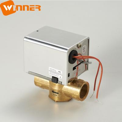 China 3 Way/2 Way Multi Port Electric Control Spring Return Valve for Water for sale