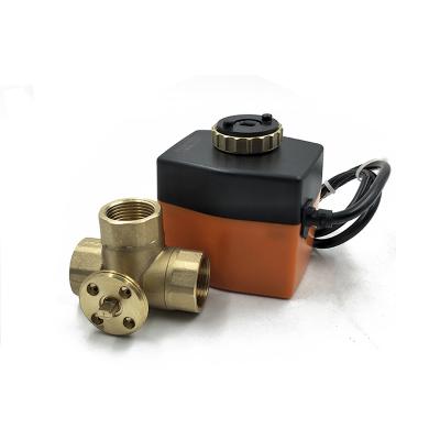China 24volt Dc Motor Operated Ball Valve Electronic Automatic Ball Valve Floating Control for sale