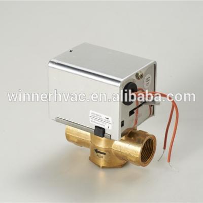 China Hvac Tools Electric Actuated Ball Valve , Spring Return Zone Control Valve Dn25 for sale