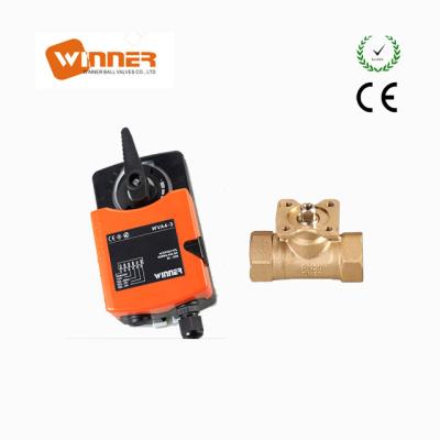 China 24 Volt Dn40 4-20mA Regulating Control Ball Valve For Water Treatment HVAC System for sale