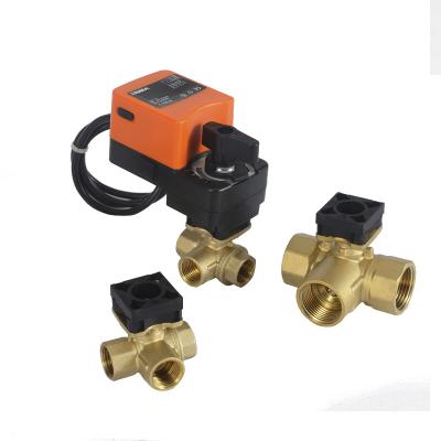 China On Off Type Electric Solenoid Water Inlet Ball Valve Actuator Hand Operated 220VAC for sale