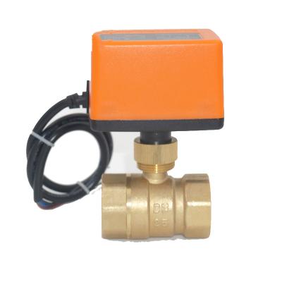 China Small Size Electric Water Ball Valve Easy To Installation For Water On Off Control for sale