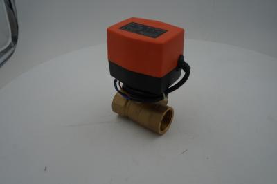 China Electric Actuator With Straight Through Ball Valve For Air Handling Units for sale