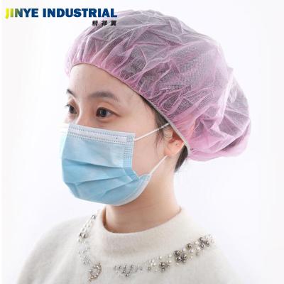China Sustainable Disposable Non Woven Buffy Head Band Cover Hair Clip-Cap for sale