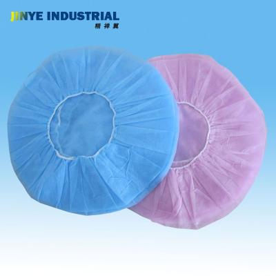 China Viable White Bouffant Nonwoven Head Nurse Hair-Cap Disposable Clip-Cap Cover Clip-Cap for sale
