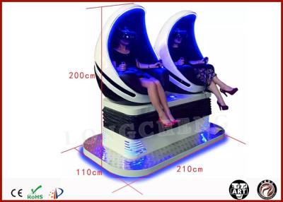 China Luxury 4KW 2 Seats 9D Virtual Reality Cinema with Interactive Hydraulic Platform for sale
