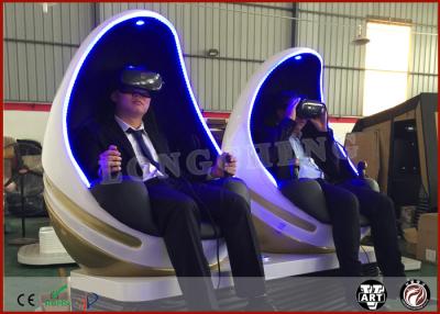 China Two Seat 9D VR Cinema Machine with Media Special Effects and Headset for sale