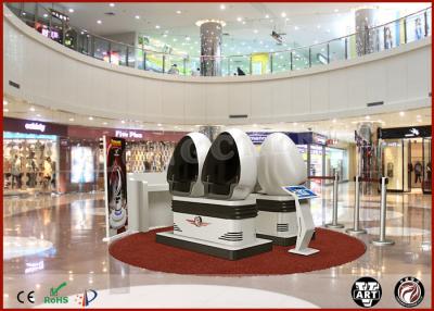 China 2 Seats Electronic Virtual Reality 9D VR Egg Chairs , Virtual Reality Ride for sale