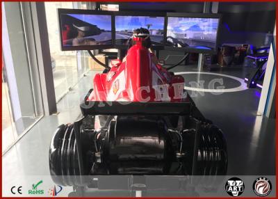 China Attractive Vr F1 Car Racing Simulator 9D Virtual Reality Driving Platform With 3 Screens for sale