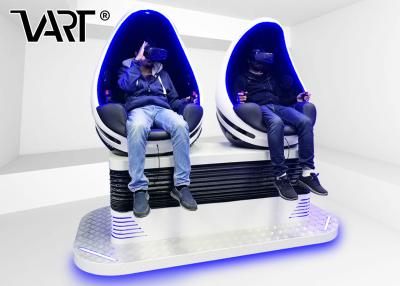 China 4kW 9D VR Cinema Simulator , 360 Degree Interactive Virtual Reality Egg for sale