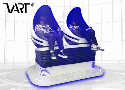 China 110-220-380V High Fun Interactive 9D VR Cinema Double Seat 9D Simulator For Amusement for sale
