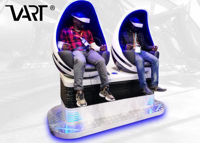 China Double Seats Amusement Game Machines / 360 Vision 9D Vr Cinema Capsule Style for sale