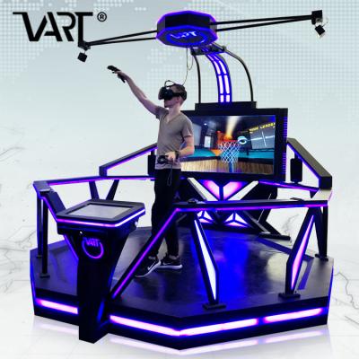 China Game Center Stand Up Platform VR Theme Park HTC Vive Virtual Reality VR Simulator for sale