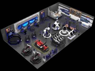 China One Stop VR Theme Park Virtual Reality Experience Hall Zone Design VR Room for Amusement for sale