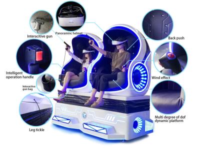 China Easy to Operate Roller Coaster 9D Movies Virtual Reality 9D VR Cinema with Moving Function for sale