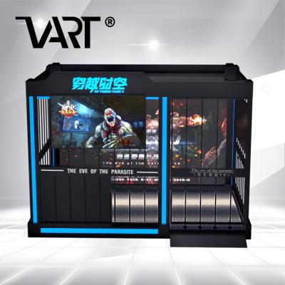 China 11㎡ Theme Park VR Multiplayer Interactive VR Shooting Game Simulator for sale