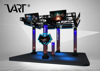 China Exciting Virtual Reality Shooting Zombie Games 9D Games Machine / VR Theme Park for 4 People for sale