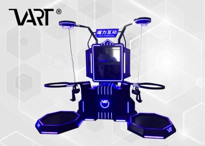 China 2 Players Standing VR Platform / 9D Virtual Reality Simulator With Shooting / Boxing Game for sale