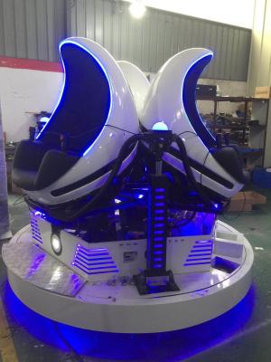 China Artificial Leather Seat 9d Virtual Reality Cinema / VR Shooting Game Machine for sale
