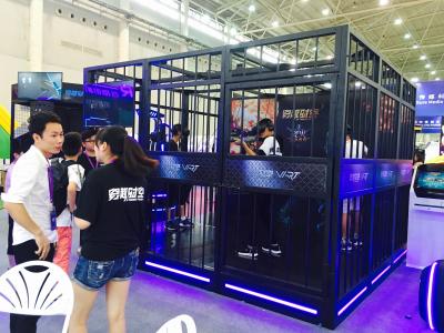 China Multiplayer Battle Game VR Theme Park Zombie Shooting 4 Person Alliance for sale