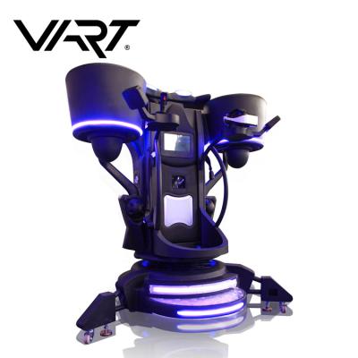 China Black Color Single Player 360 - Degree 9D VR Video Game Machine For Shopping Mall / Airport for sale