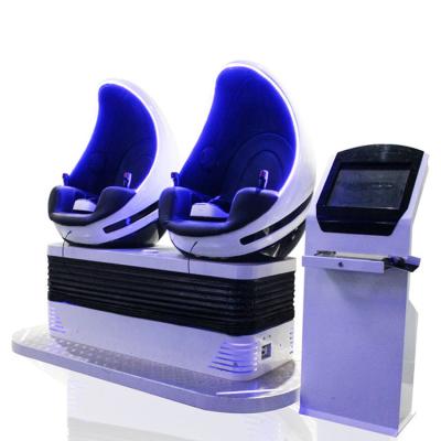 China Virtual Reality 2 Plarers 9D VR Cinema Simulator For Game Center for sale