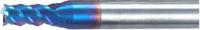 China H65 4 Flute End Mill Polished Solid Carbide Endmill For Mold Industry Machining for sale