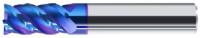 China H65 4 Flute End Mill Polished Solid Carbide Endmill For Mold Industry Machining for sale