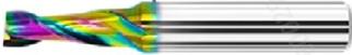 China A20 Two Flute End Mill For Copper Aluminum Alloy Carbide Milling Bits for sale