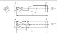China EX Long 4 Flute End Mill For Aluminum for sale