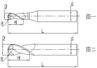China F20 2B Solid Ball End Milling Cutters 2 Flute for sale