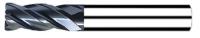China Long 4 Flute Carbide End Mill 1mm-12mm Round Nose Drill Bit For Alloy Steel for sale